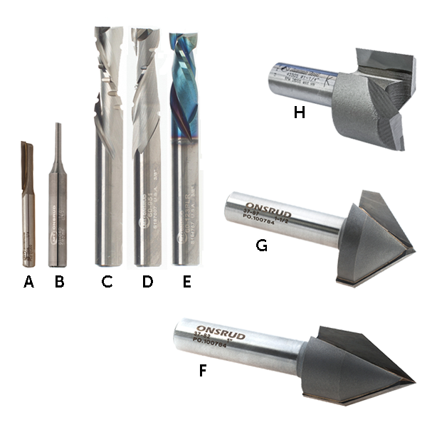 ATC 8 piece Bit Kit | ShopBot Tools | CNC Bits – ShopBot Store